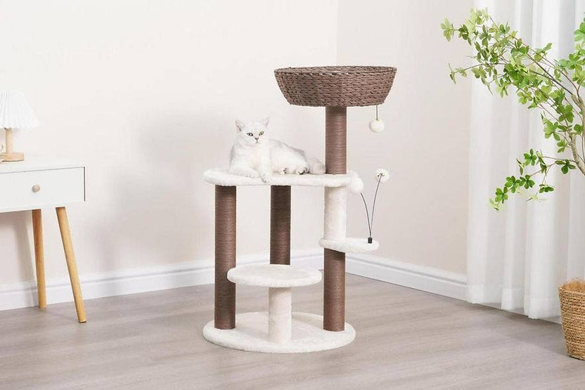 PetPals QUARTZ - 5 Level Cat Tower/ Cat Tree for Large Cats – A Bunny ...